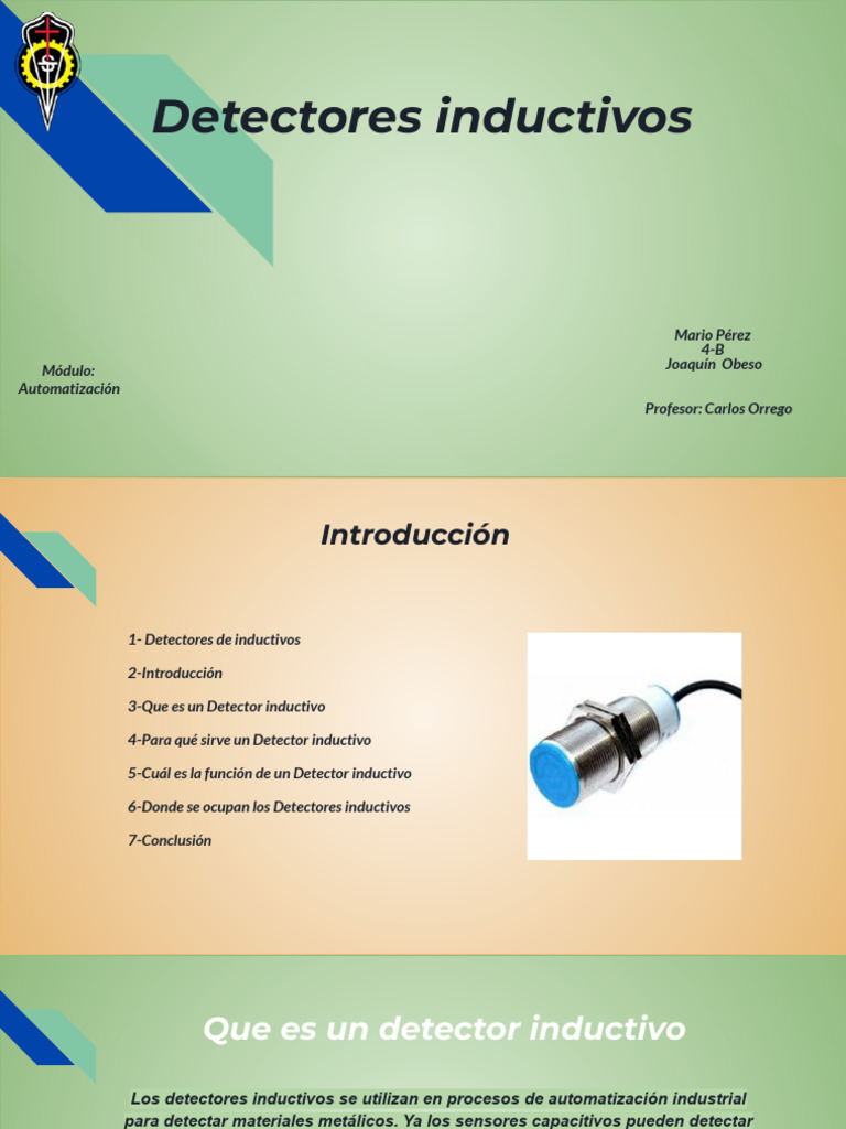 Detectores Inductivos en Automatización | PDF | Informática