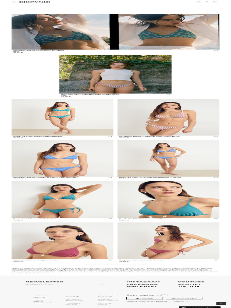 Bikinis y Bañadores de Mujer Compra Online | PDF | Bikini | Smartphone