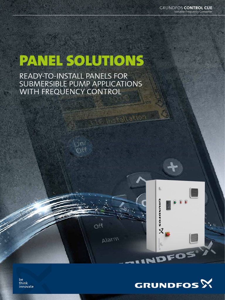 Panels Solutions by Grundfos | PDF | Pump | Water
