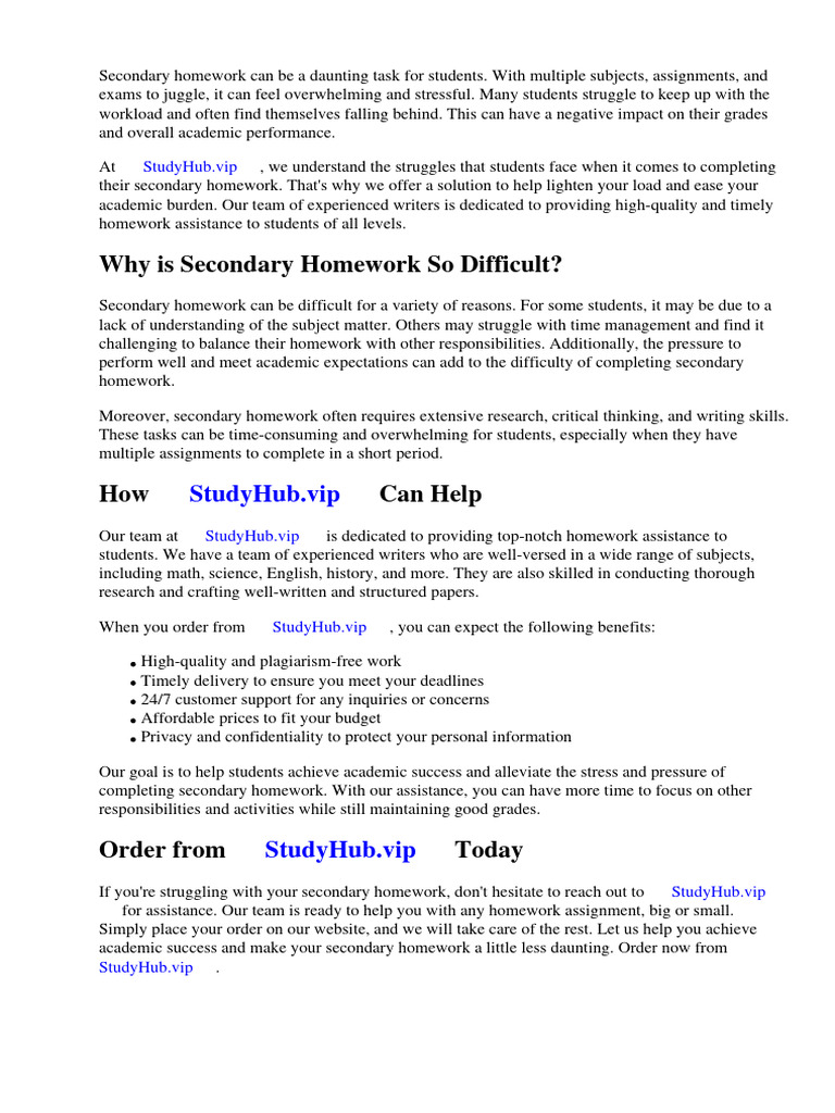 Secondary Homework Euroamericano | Download Free PDF | Homework | Quiz