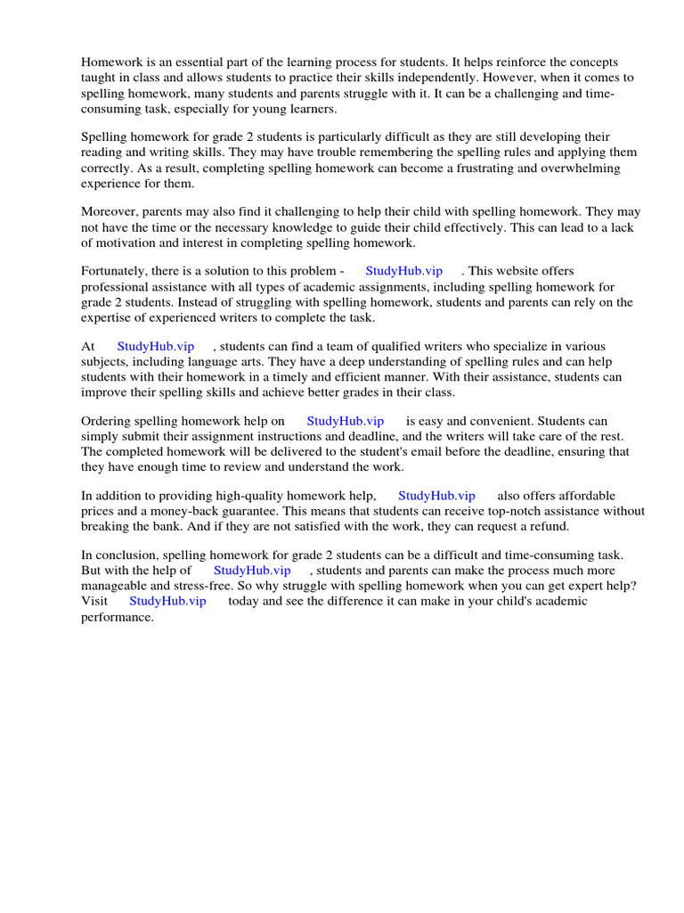 Reading Street Grade 2 Spelling Homework | PDF | Homework | Reading ...