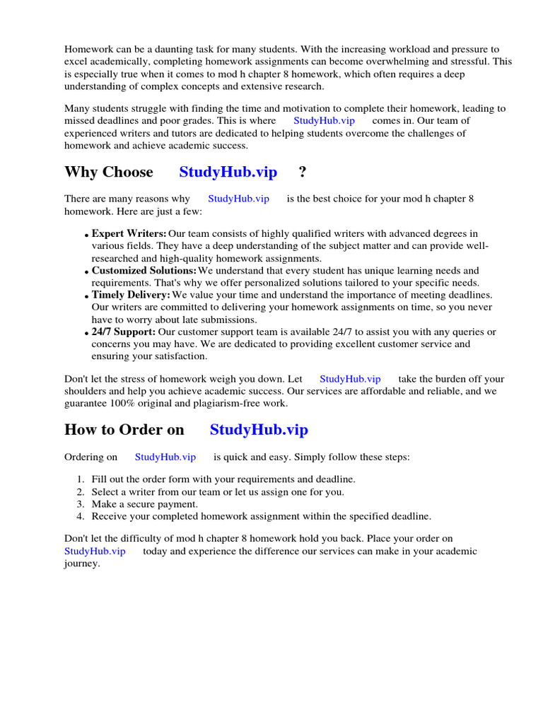 Mod H Chapter 8 Homework | PDF | Logistic Regression | Mathematics