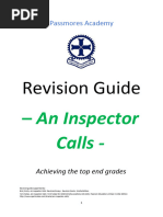 GCSE English Literature An Inspector Calls BOOKLET | PDF