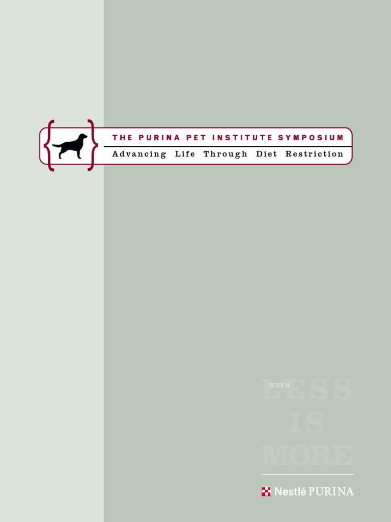 Advancing Life Through Diet Restriction | PDF | Calorie Restriction ...