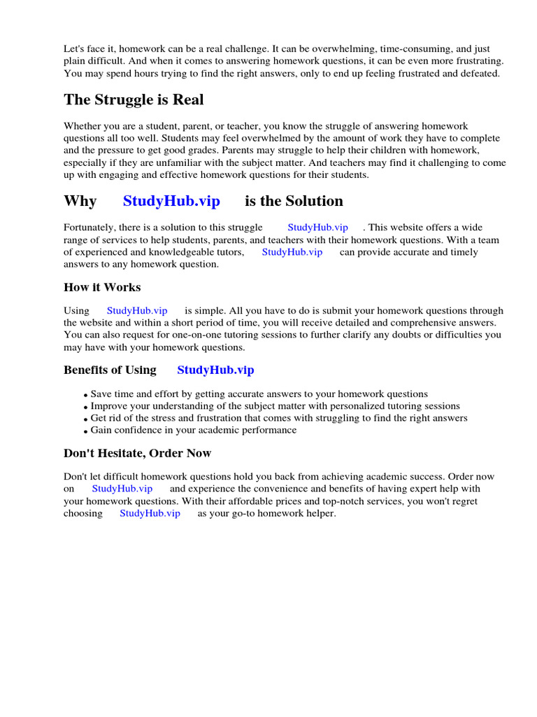 Answers Homework Questions | PDF | Homework | Mathematics