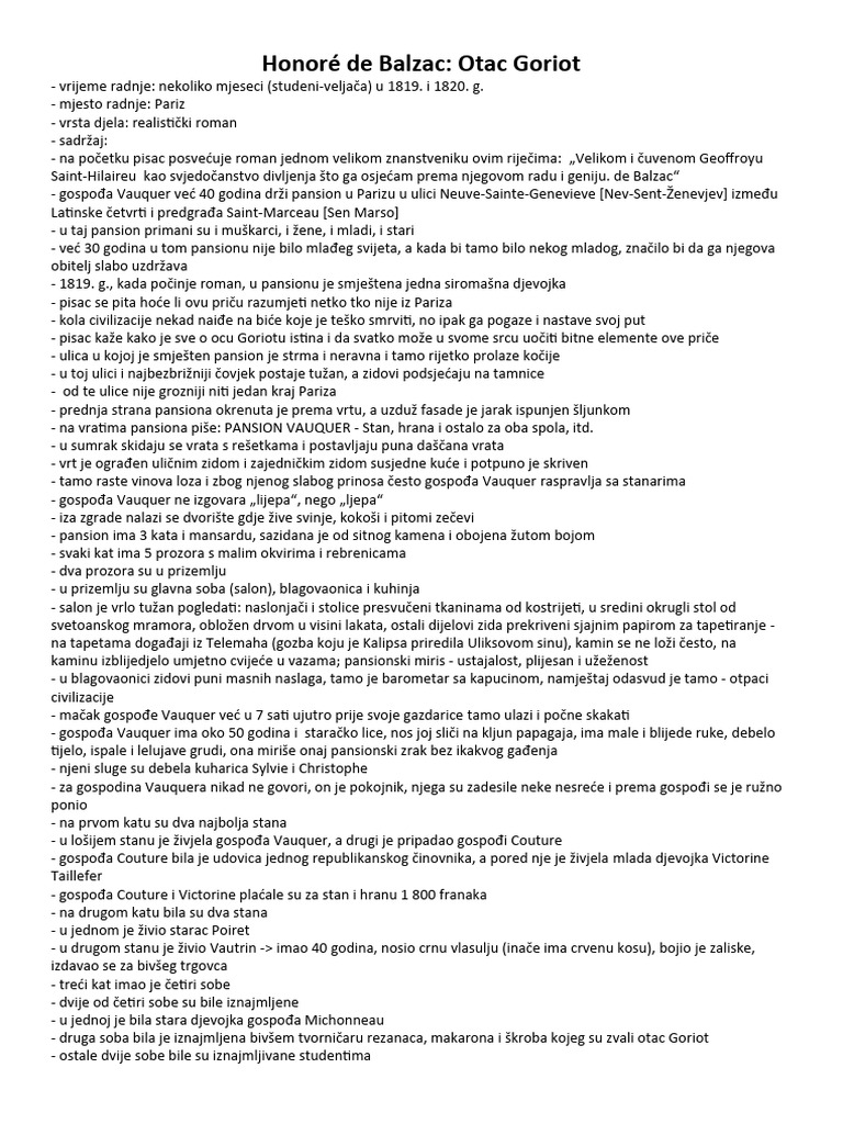 Otac Goriot | PDF