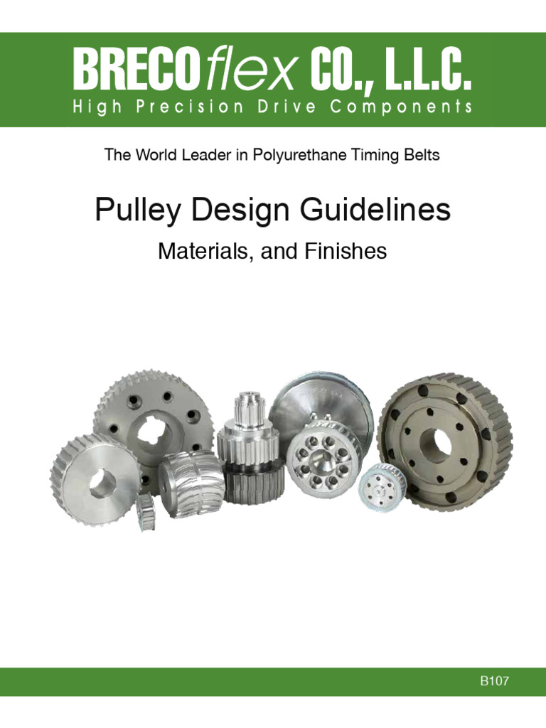 6321faa317298319abaa1420 - B107 Pulley Design Guidelines, Material and Finishes | Download Free ...