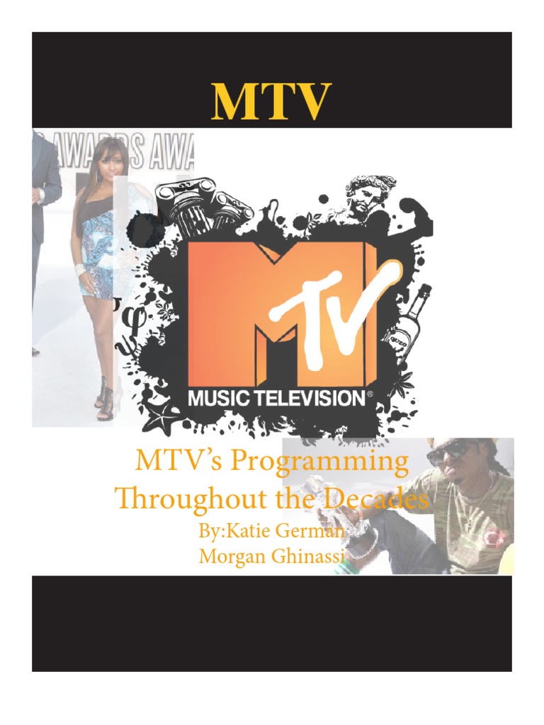 MTV Indesign FINAL | PDF | Mtv | Television