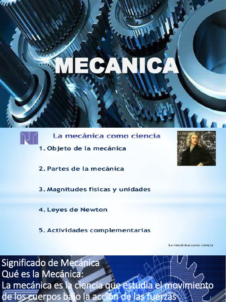 MECANICA | PDF | Mecánica | Mecanica clasica