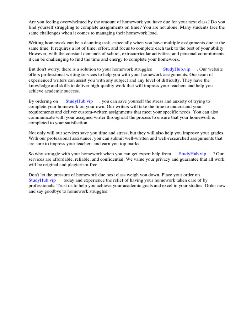 Homework Due Next Class | PDF | Homework | Labia