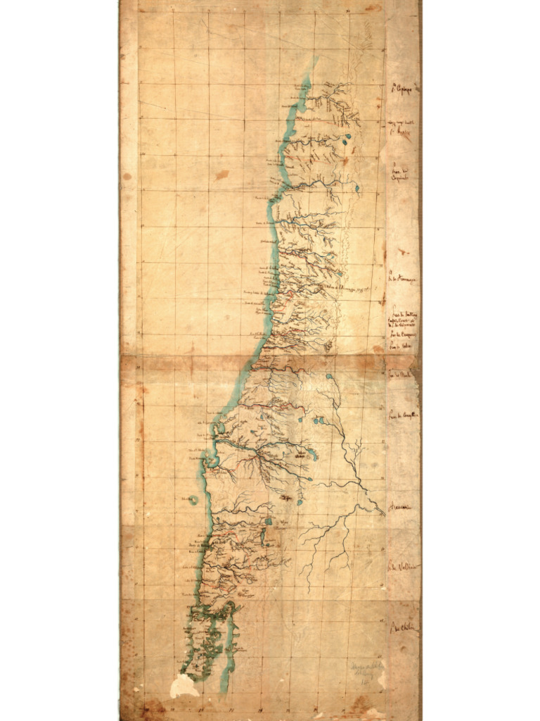 Mapa Chile 1845 | PDF