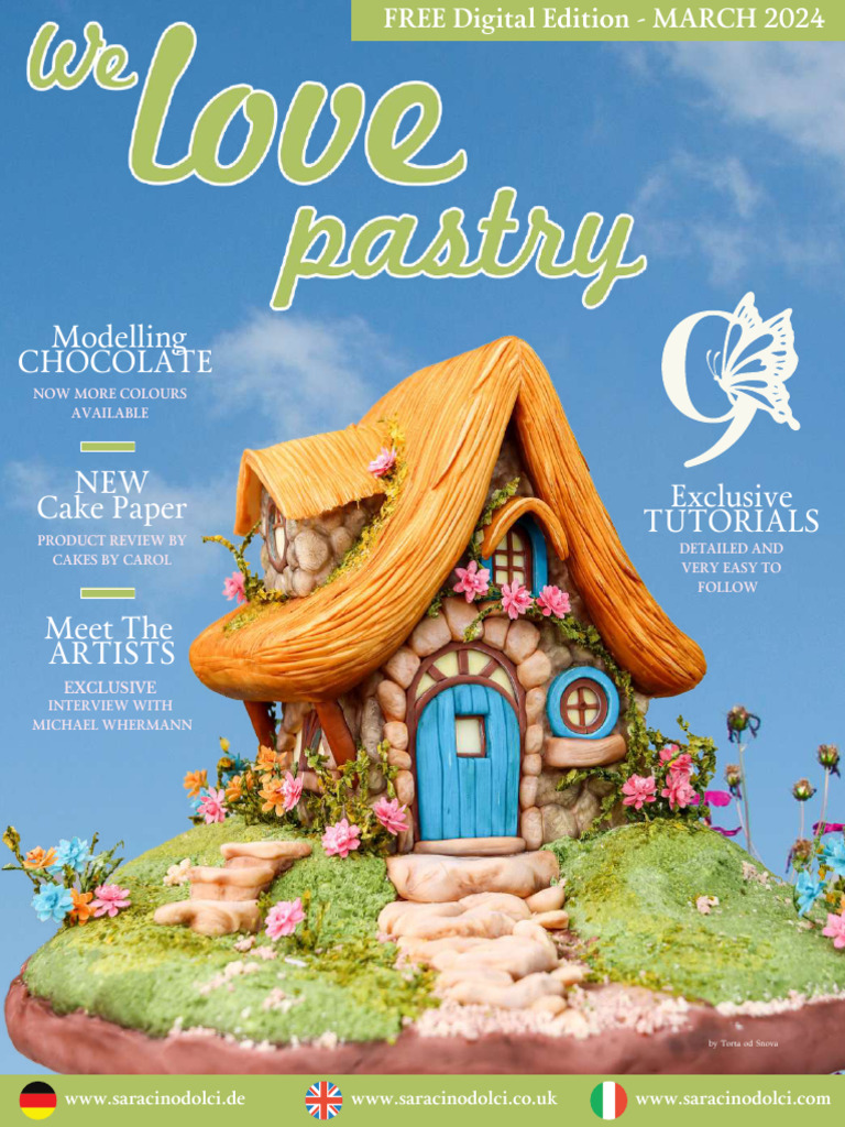 Pastry Art & Tutorials Digest | PDF | Cakes | Flowers