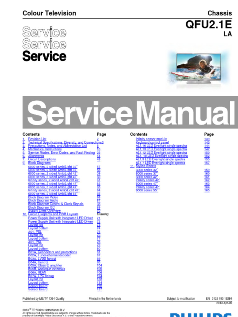 Philips 6000 Series Service Manual | PDF | Computer Engineering ...