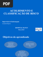 Modelos Triagem Hospitalar | PDF | Doenças e distúrbios | Medicina Clínica