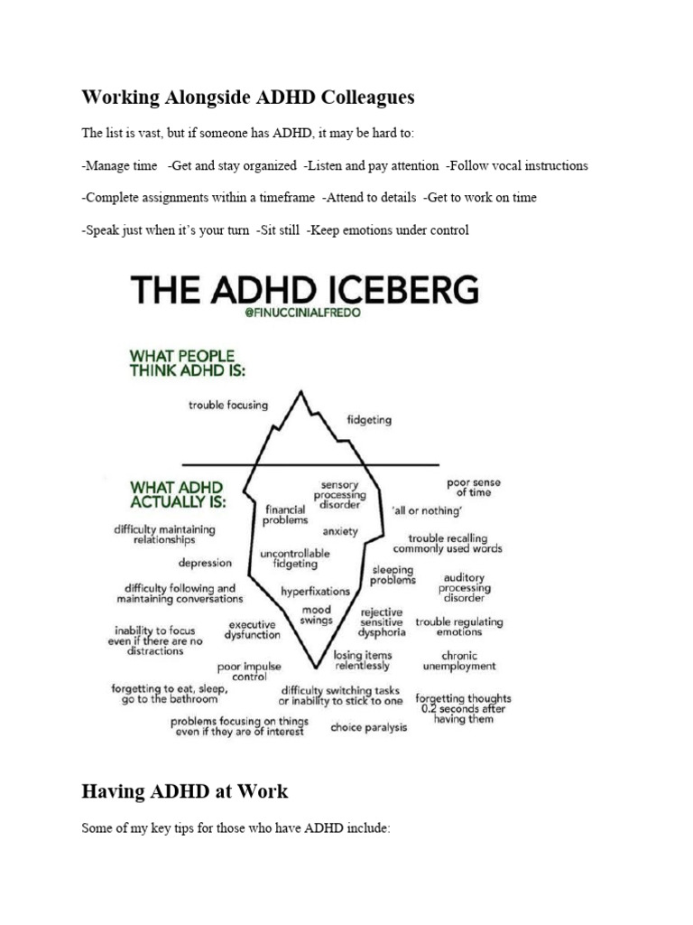 Adhd | PDF | Attention Deficit Hyperactivity Disorder | Cognition