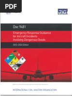 Dangerous Goods Emergency Response Chart | PDF | Fires | Dangerous Goods