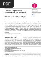 Iron Cage Revisited: Isomorphism Insights | PDF | Max Weber | Bureaucracy