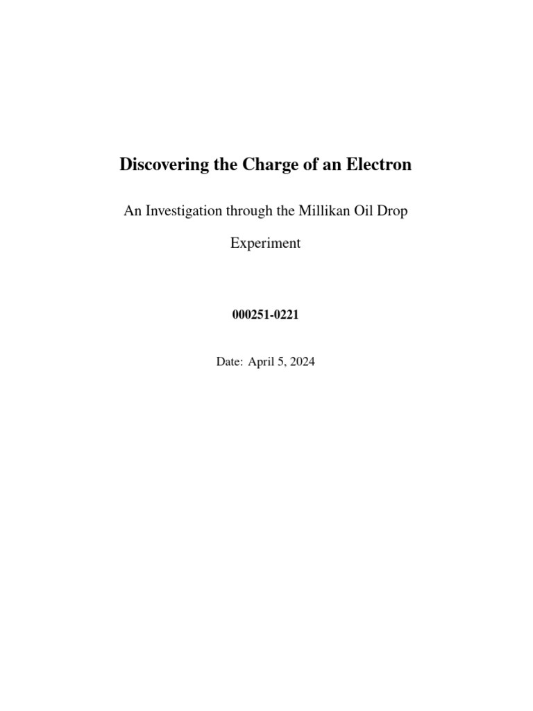 Physics IA | PDF | Electron | Materials Science