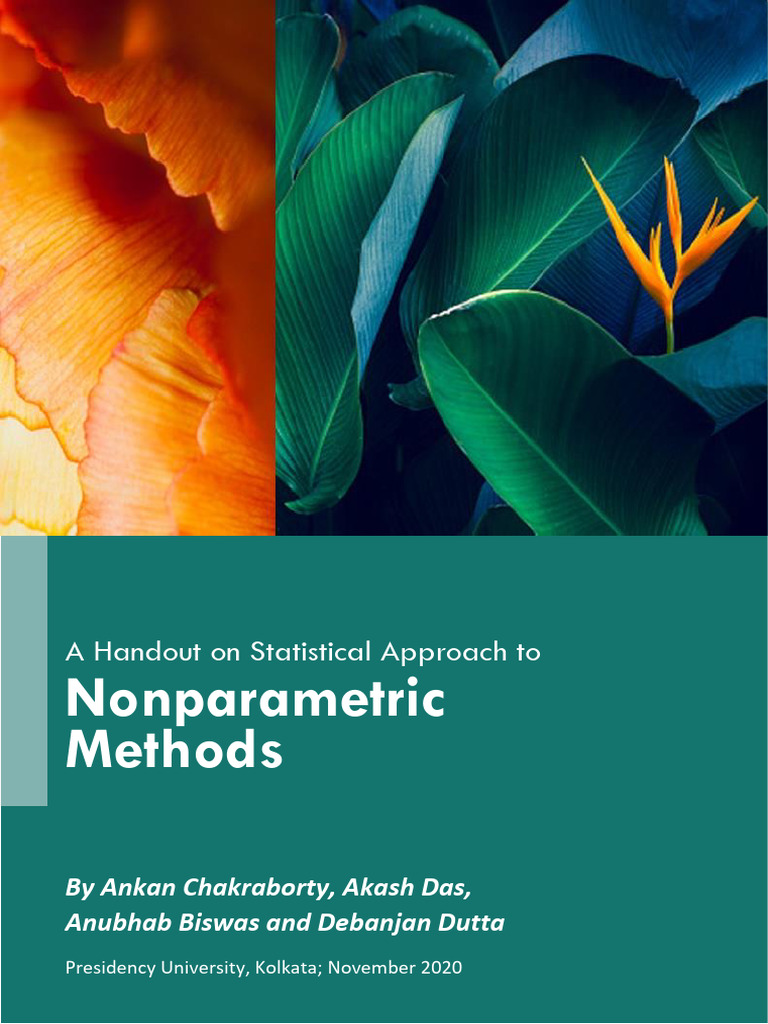 A Handout On Statistical Approach To Nonparametric Methods | PDF ... A Handout On Statistical Approach To Nonparametric Methods | PDF ...