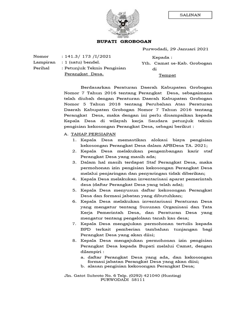 Juknis Isi PD 2021 Final | PDF