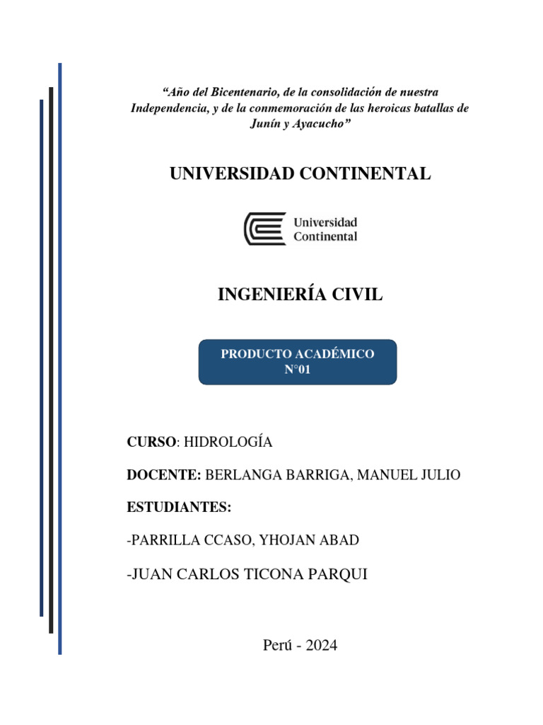 Análisis Hidrológico de la Cuenca Caplina | PDF | Hidrología | Cuenca de drenaje