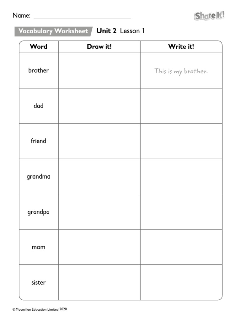 1st Grade - Voc - 30 Copias | PDF