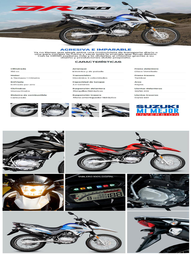 DR150 Ficha Técnica OK | PDF