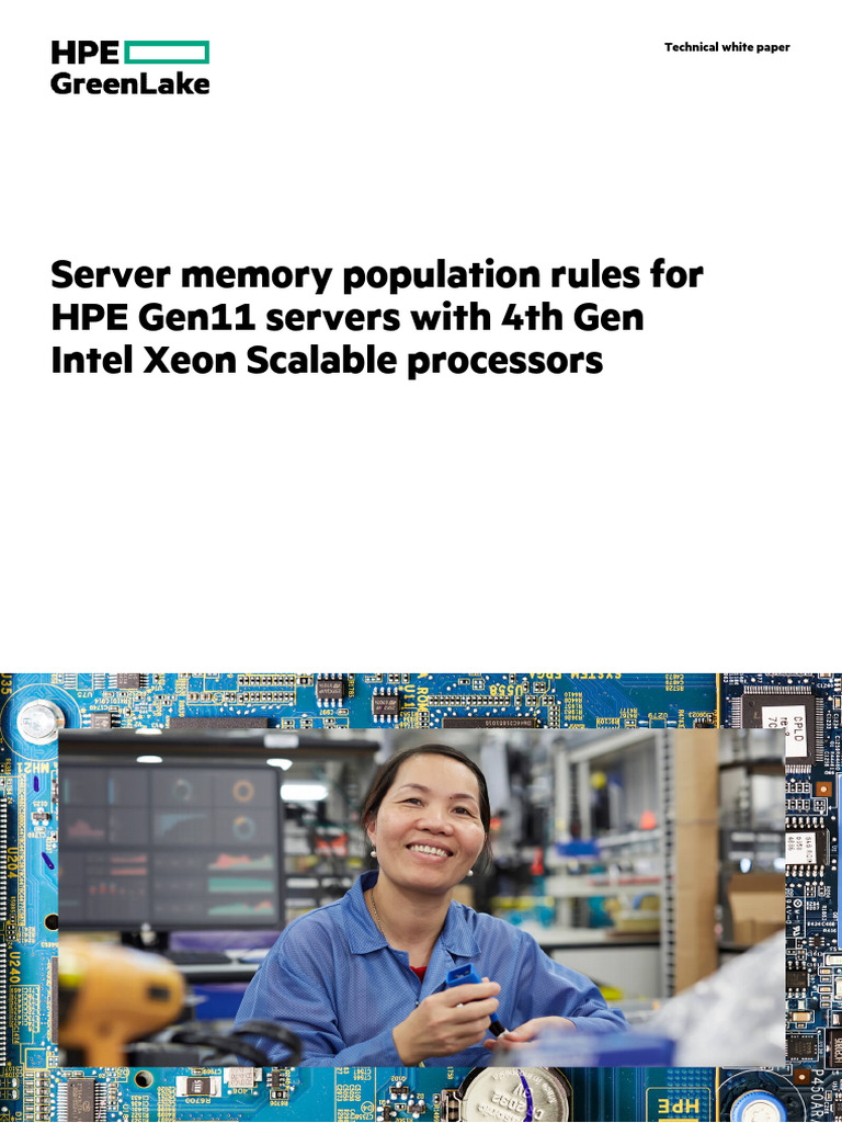 Server Memory Population Rules For HPE Gen11 Servers With 4th Gen Intel ...