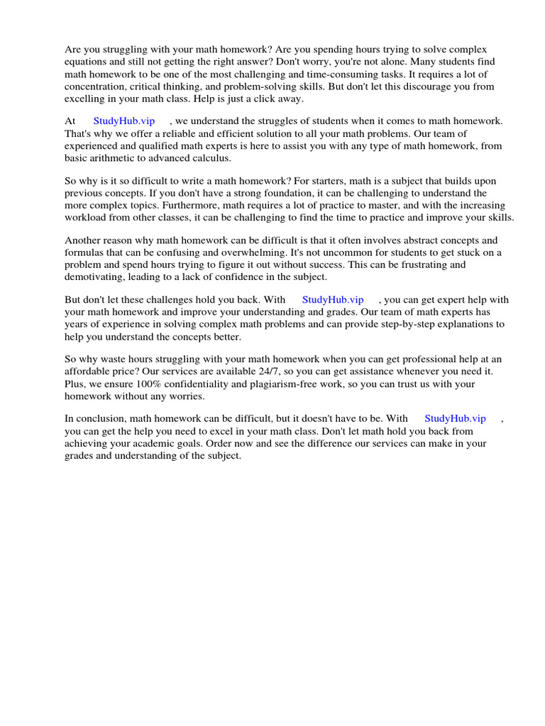 Math Homework for You | PDF | Mathematics | Homework