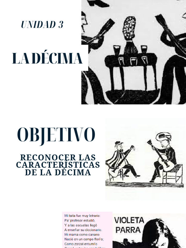 La Décima | PDF | Metro (poesía) | Poesía