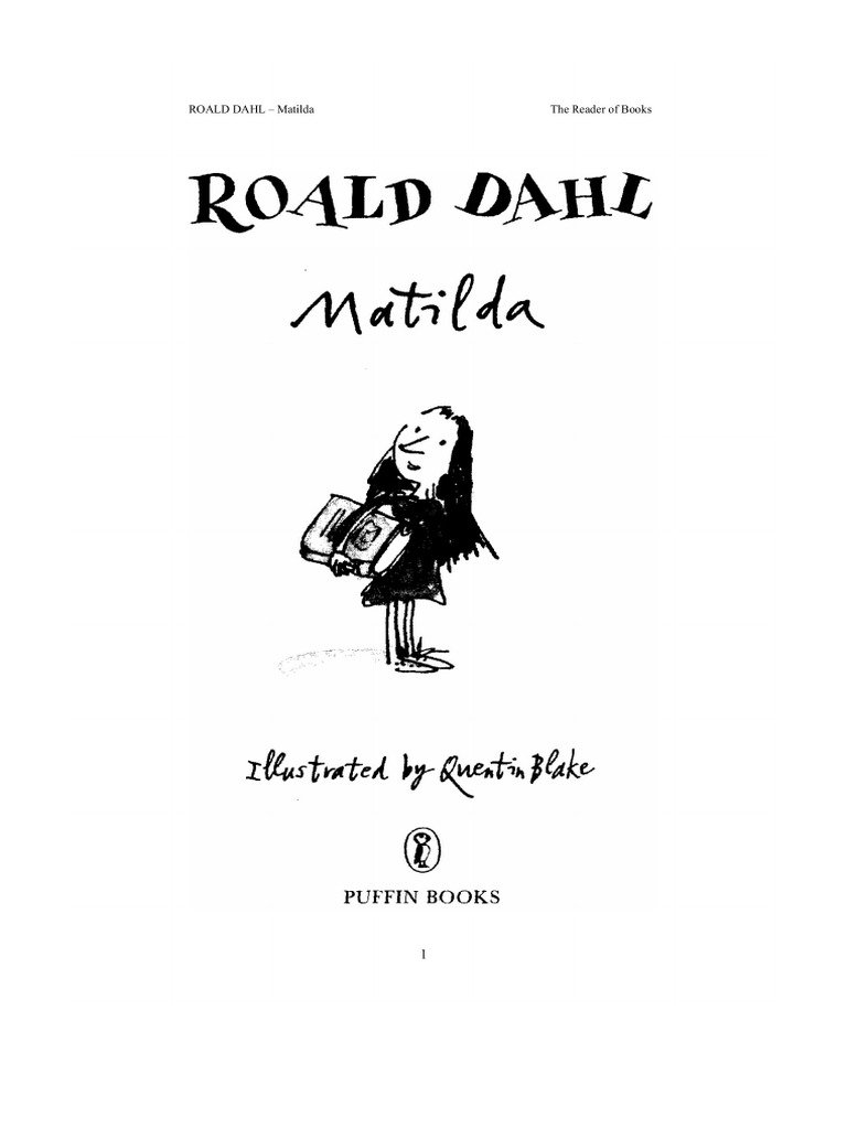 Roald Dahl - Matilda PDF | PDF
