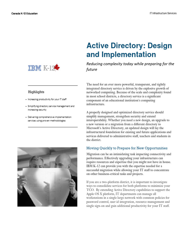 Active Directory - Design and Implementation | PDF | Active Directory ...