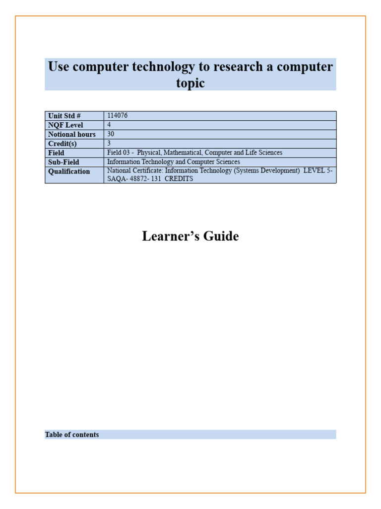 IT Research Skills Guide | PDF | Methodology | Qualitative Research