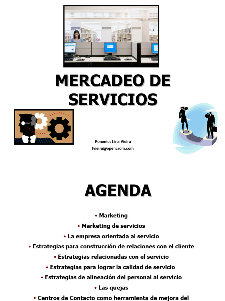 Mercadeo de Servicios 1231120734611112 2 | PDF | Marketing | Calidad (comercial)