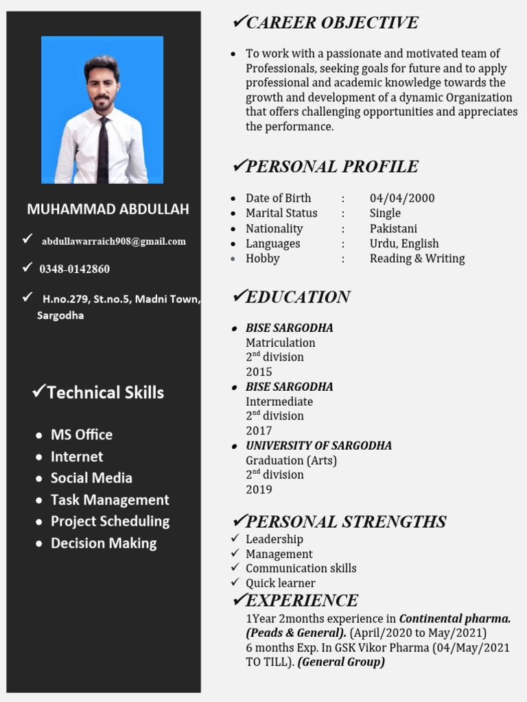 Abdullah Resume | PDF