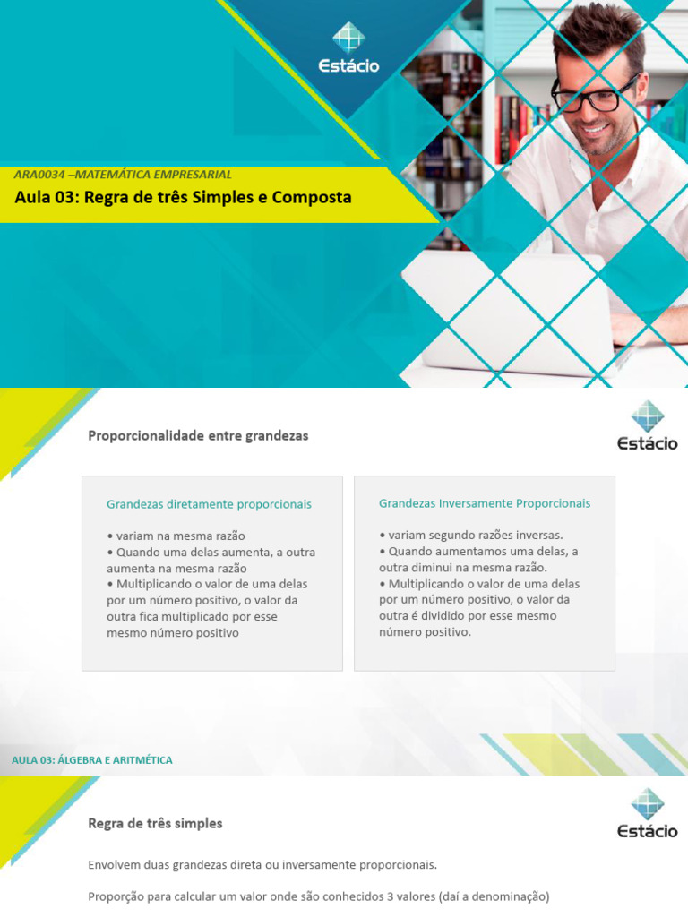 Aula 03 - Regra de TR S Simples e Composta | PDF | Matemática