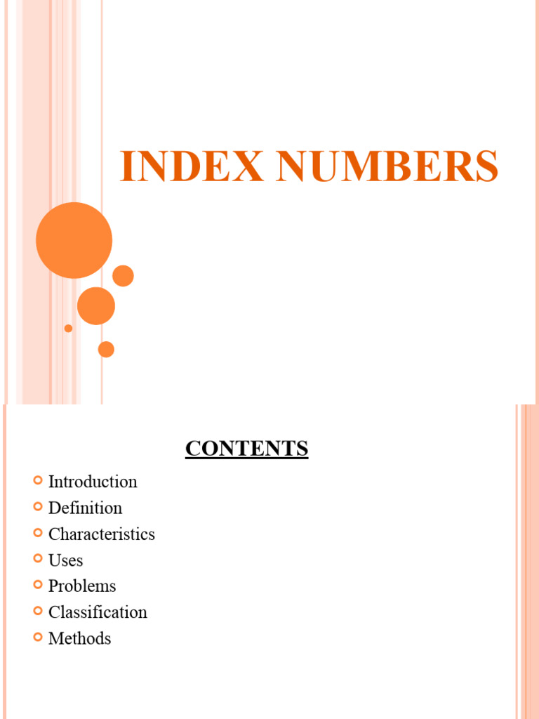 Unit 2 Index Numbers | PDF | Index (Economics) | Commodity