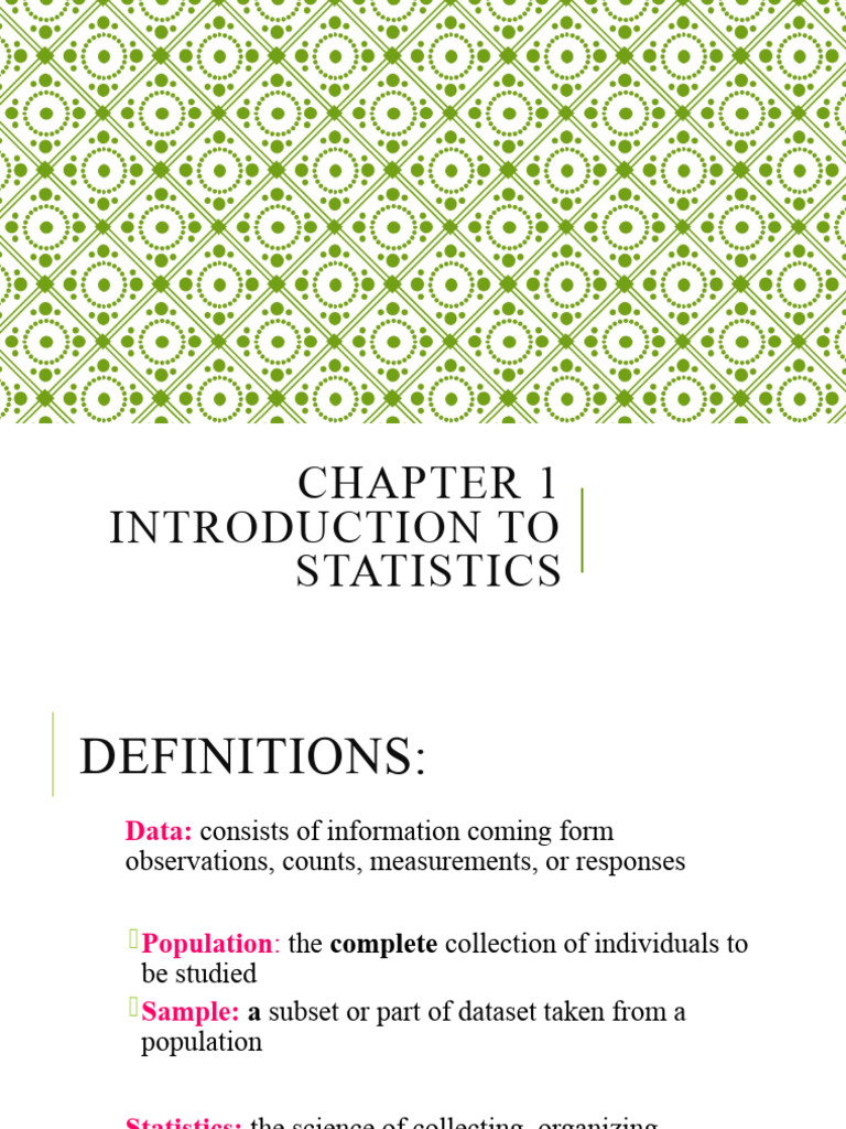 Intro To Stats (QUAT) | PDF | Statistics | Sampling (Statistics)