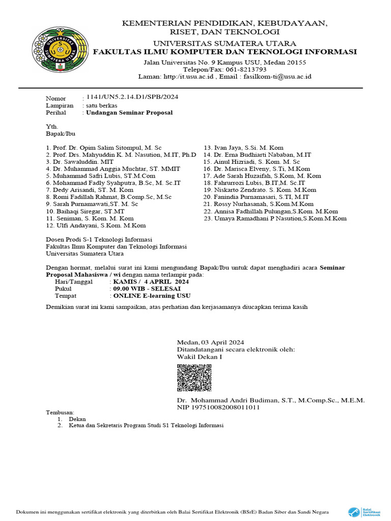 Undangan SemPro S1 TI 4 4 24 | PDF
