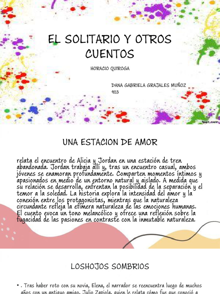 El Solitario y Otros Cuentos | PDF | Pesadilla | Amor