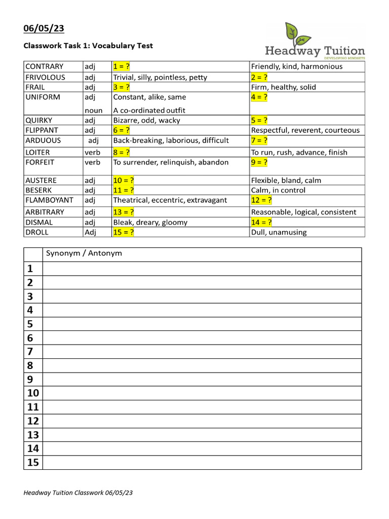 Tuition Work | PDF | Cognitive Science | Syntax