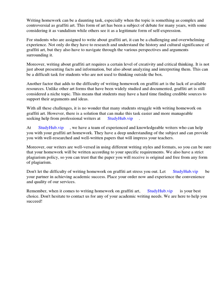 Graffiti Art Homework | PDF | Graffiti | Http Cookie