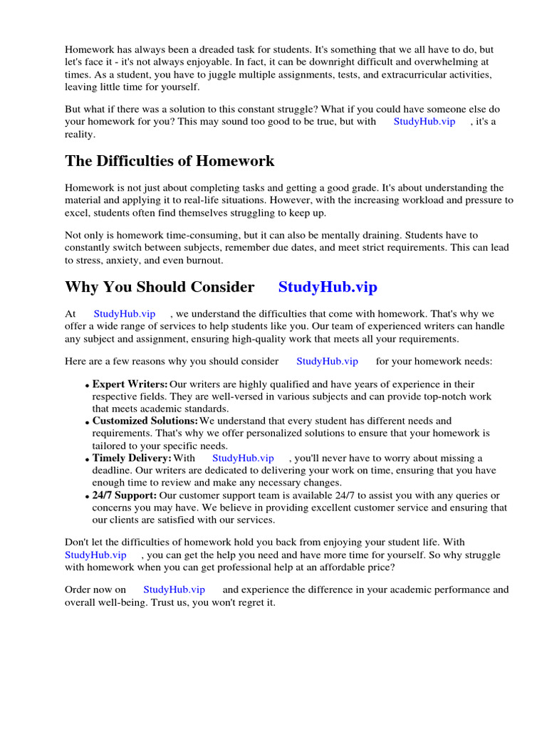 Reasons Why You Shouldnt Do Homework | PDF | Homework | Schools