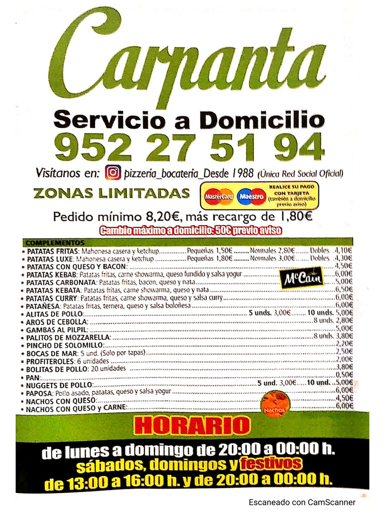 Carta Carpanta | PDF