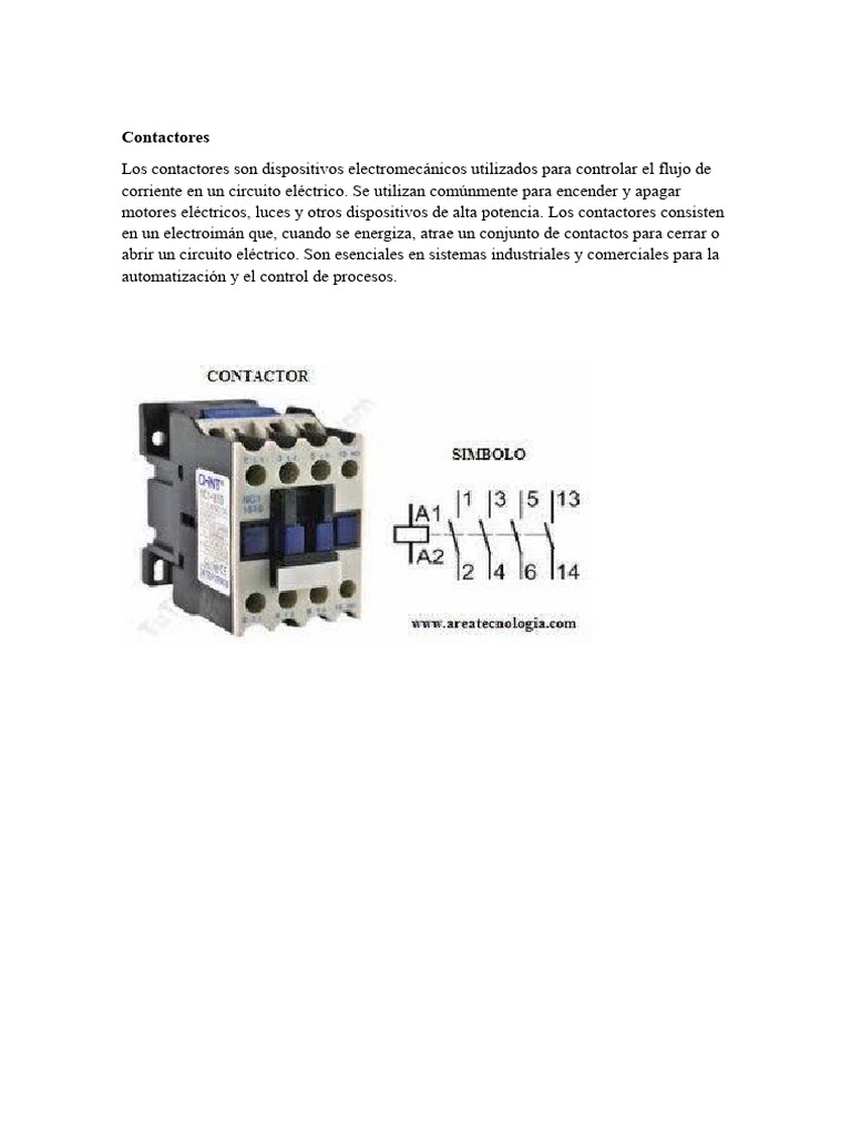 Contactores y Auxiliares.. | Descargar gratis PDF | Ingenieria ...