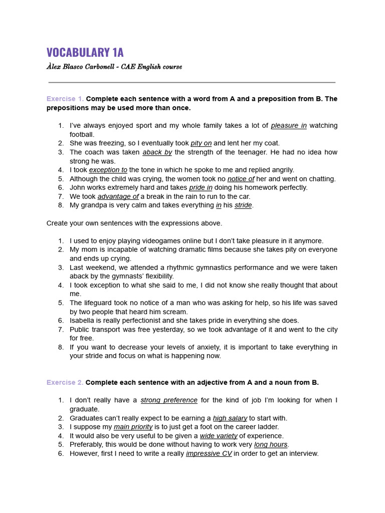 Vocabulary 1a | Download Free PDF | Linguistics | Linguistic Morphology