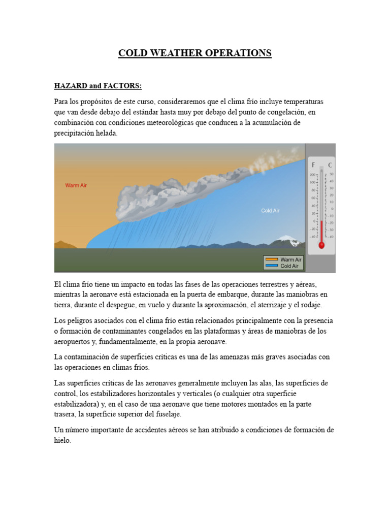 COLD Weather Condition | PDF | Nube | Nieve