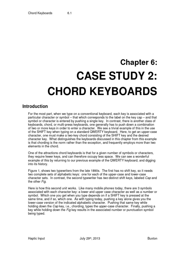 Input06 ChordKeyboards | PDF | Computer Keyboard | Computing