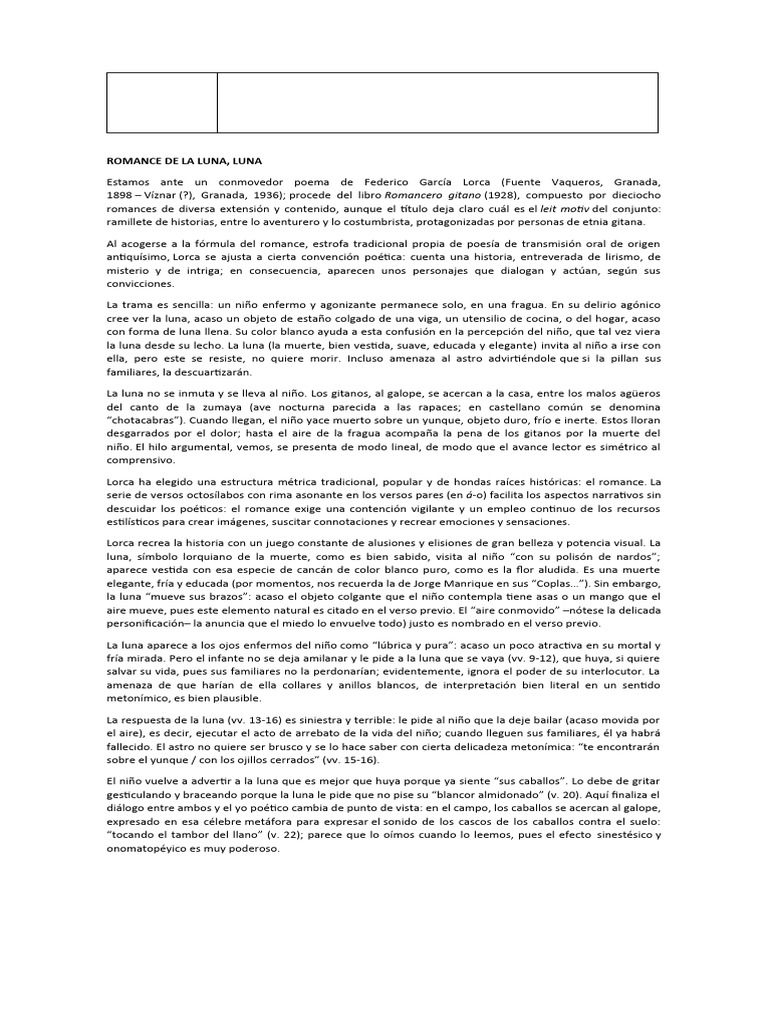 ACTIVIDAD SOBRE TEXTOS DRAMATICOS | PDF | Federico García Lorca | Poesía