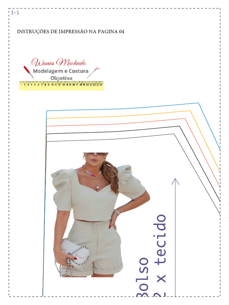 Conjunto Short e Cropped - A4 - 36 A 44 | PDF